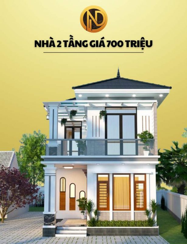 Gợi Ý 20 Xây Nhà 2 Tầng Giá 700 Triệu Ấn Tượng Nhất
