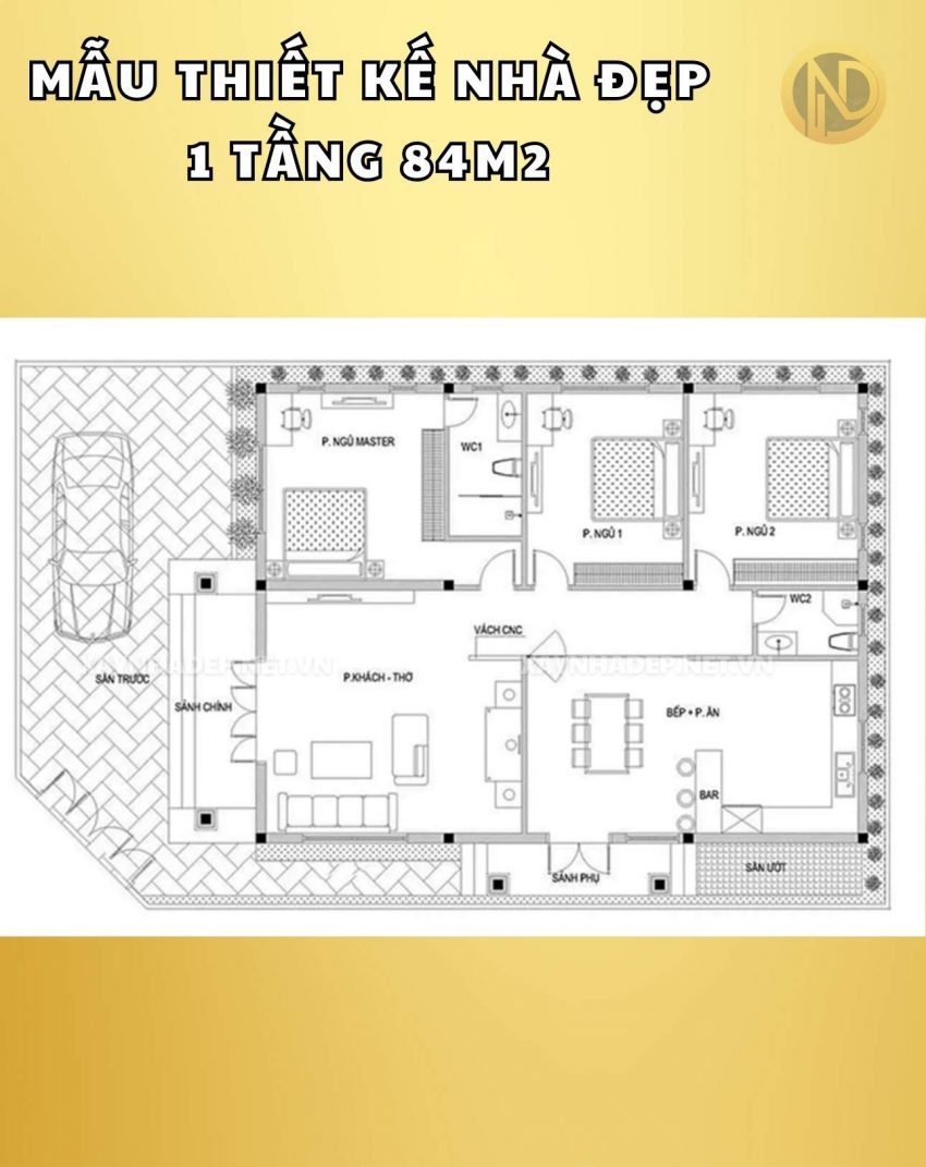 Top 15 Mẫu Nhà 7x12m 1 Tầng Đẹp Hiện Đại Xu Hướng 2024